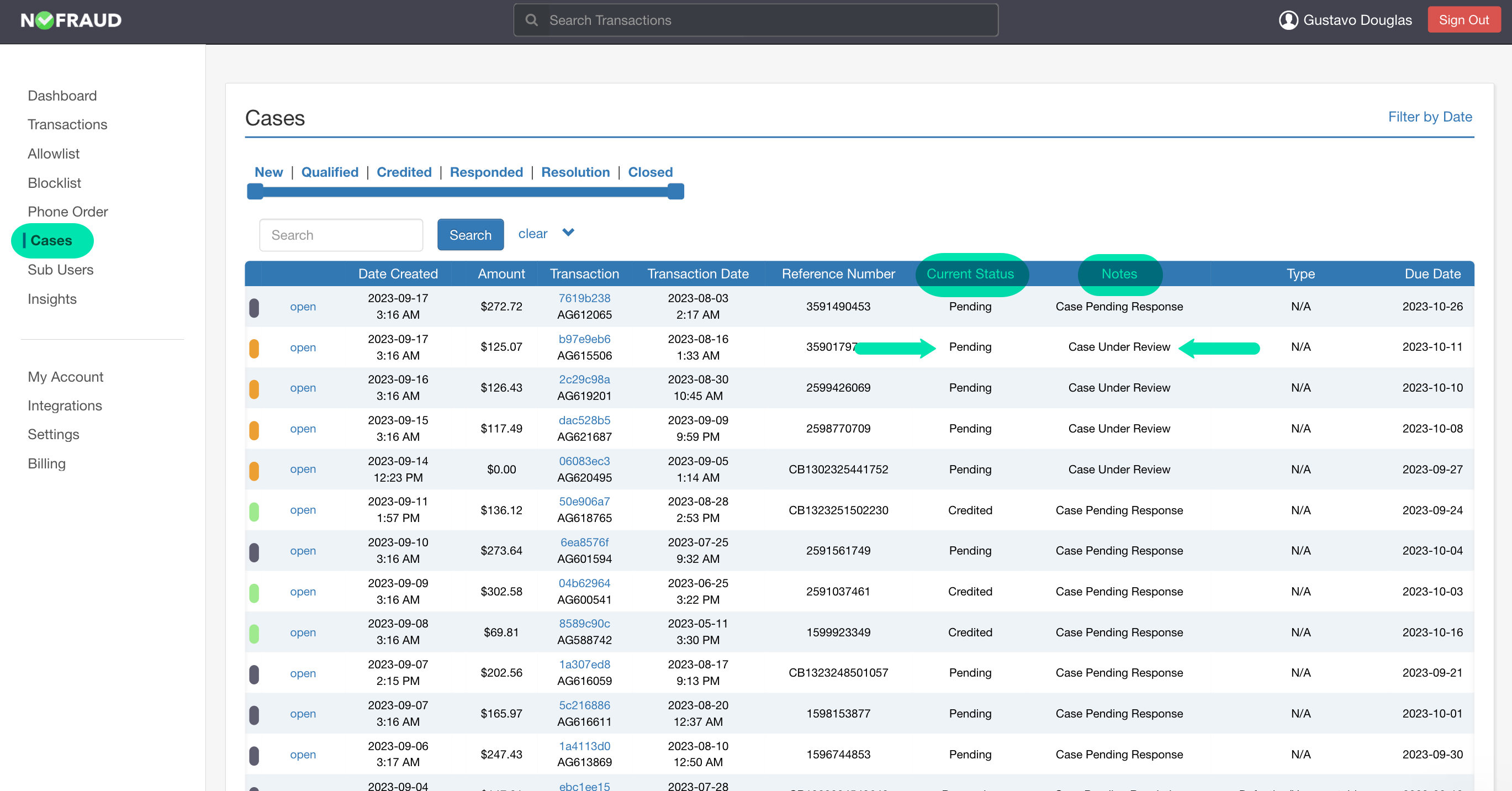 How Do I Check the Status of a Submitted Chargeback?