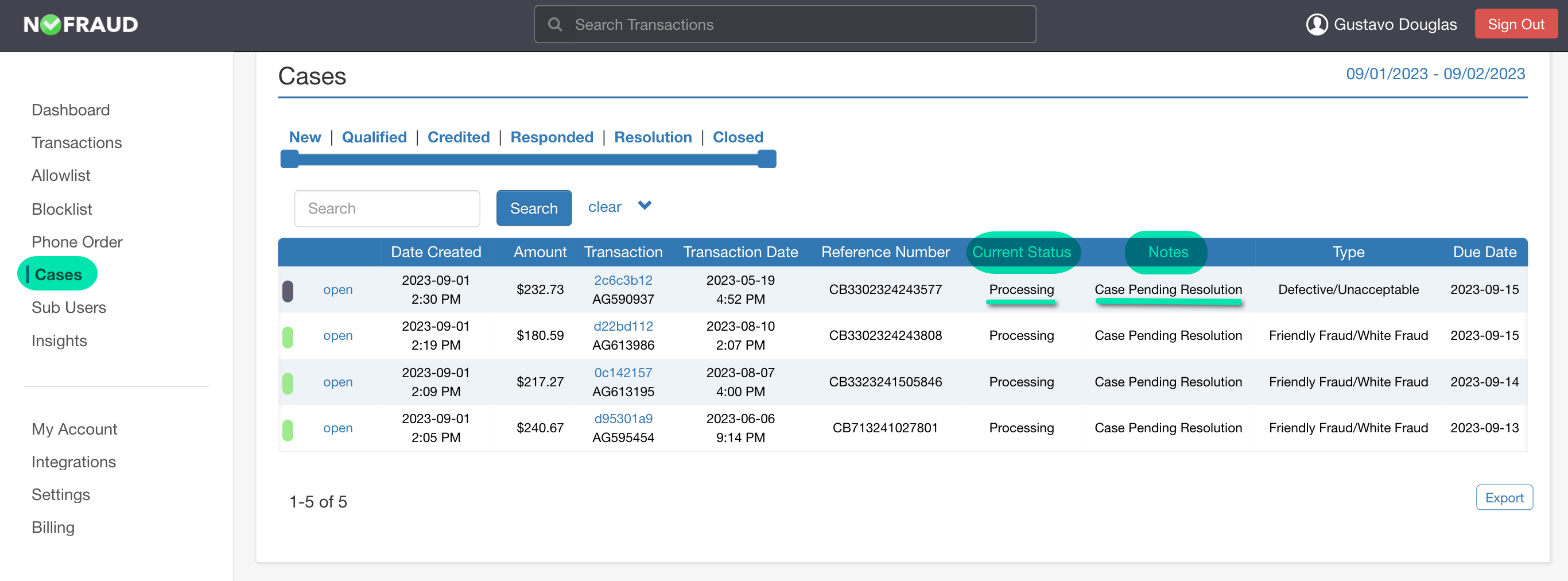 How Do I Check the Status of a Submitted Chargeback?