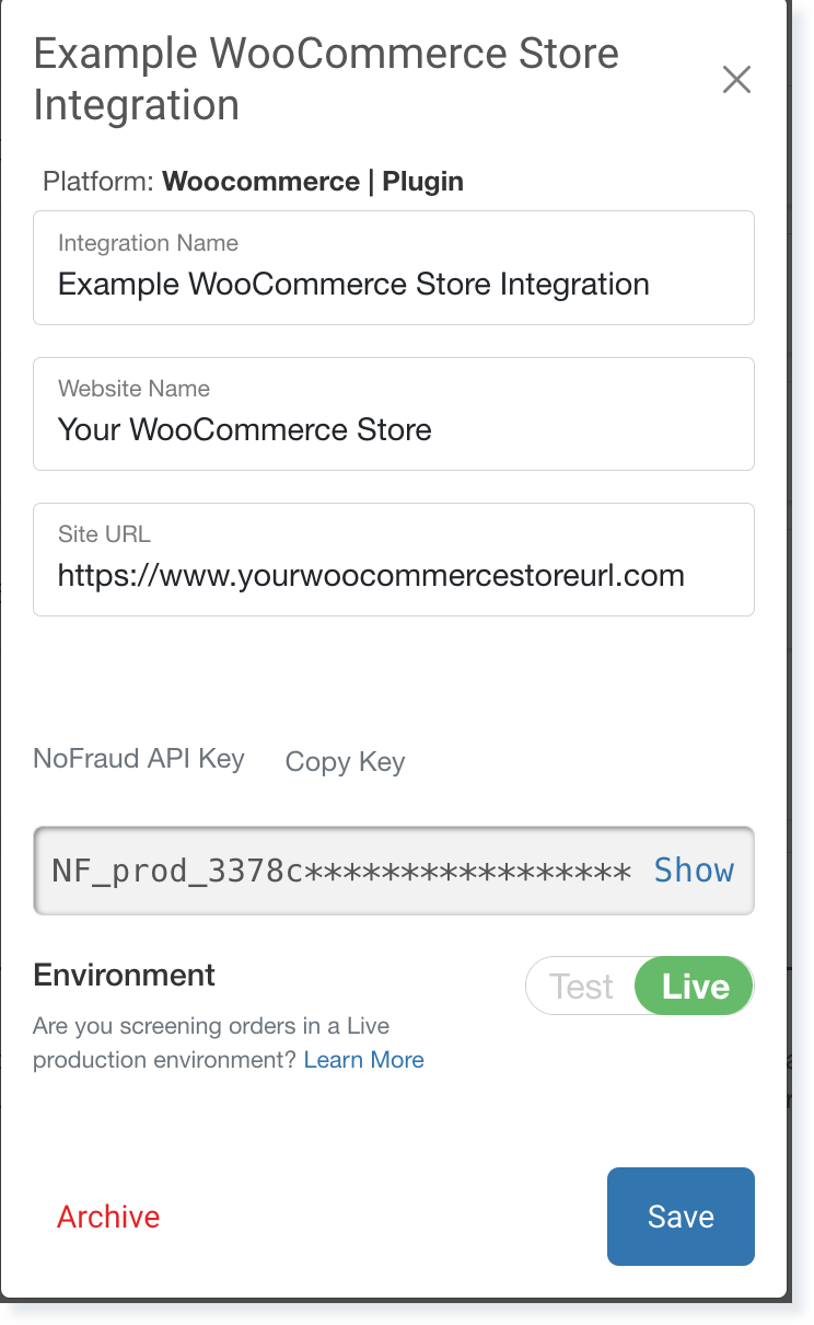 How do I install the NoFraud Protection for WooCommerce Plugin?